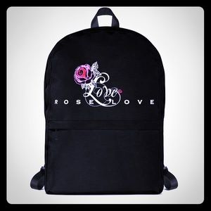 Rose Love | Bags | Rose Love Backpack Black | Poshmark